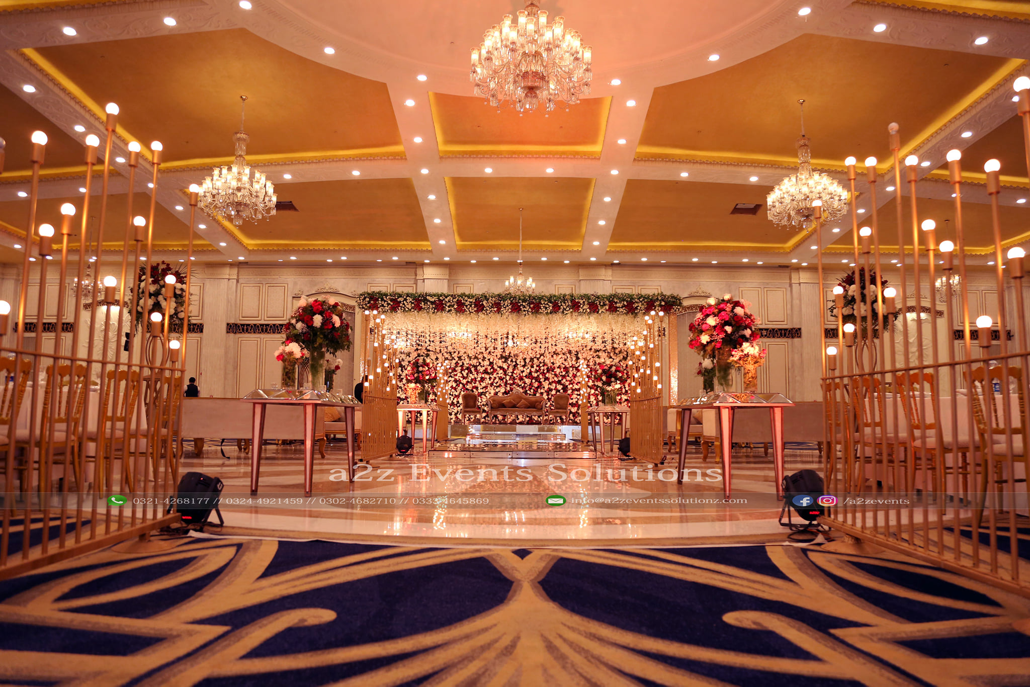 Barat Decor In Grand Ball Room PC - A2z Events Solutions