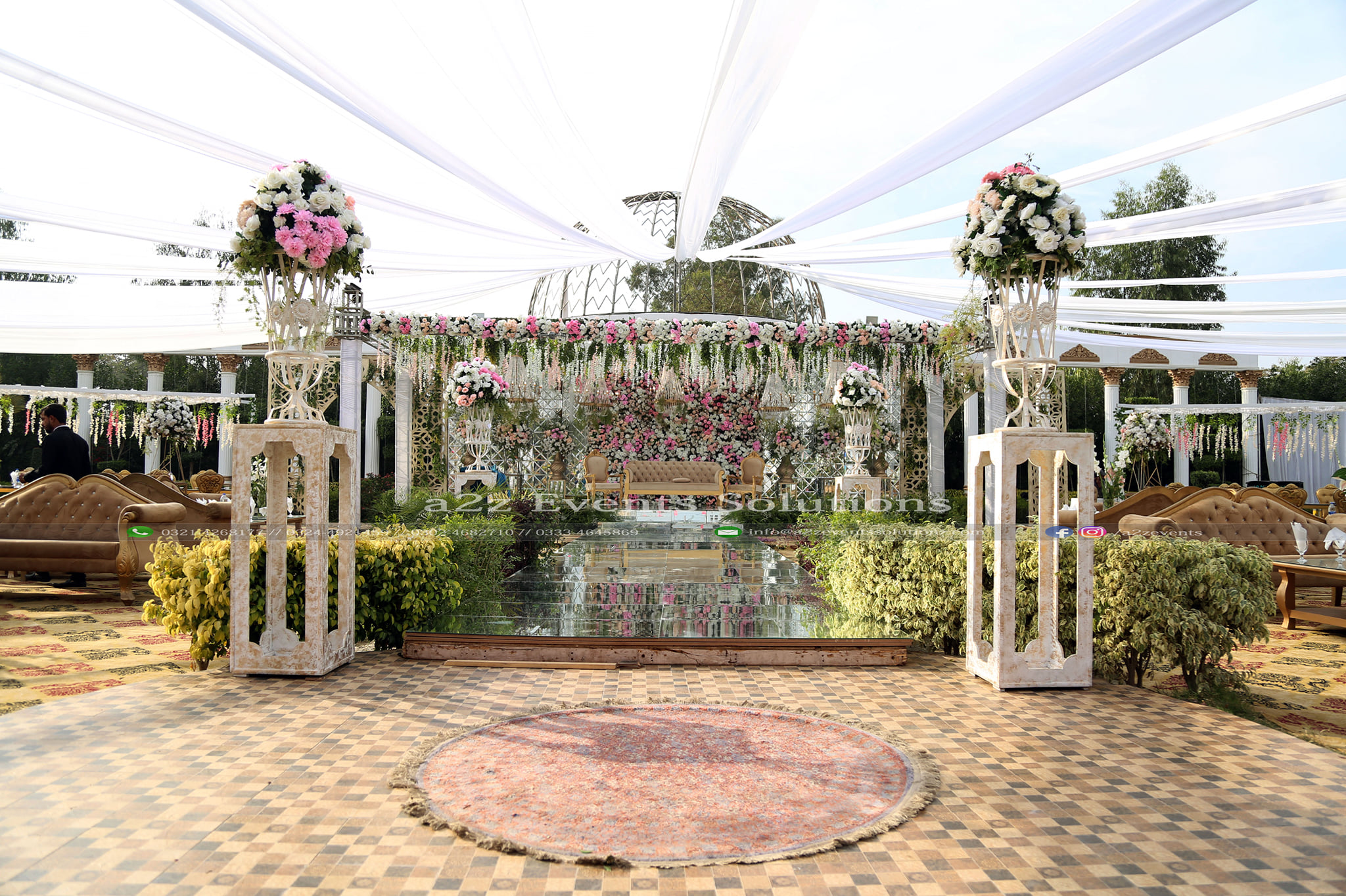 Outdoor Nikkah Ceremony - A2z Events Solutions
