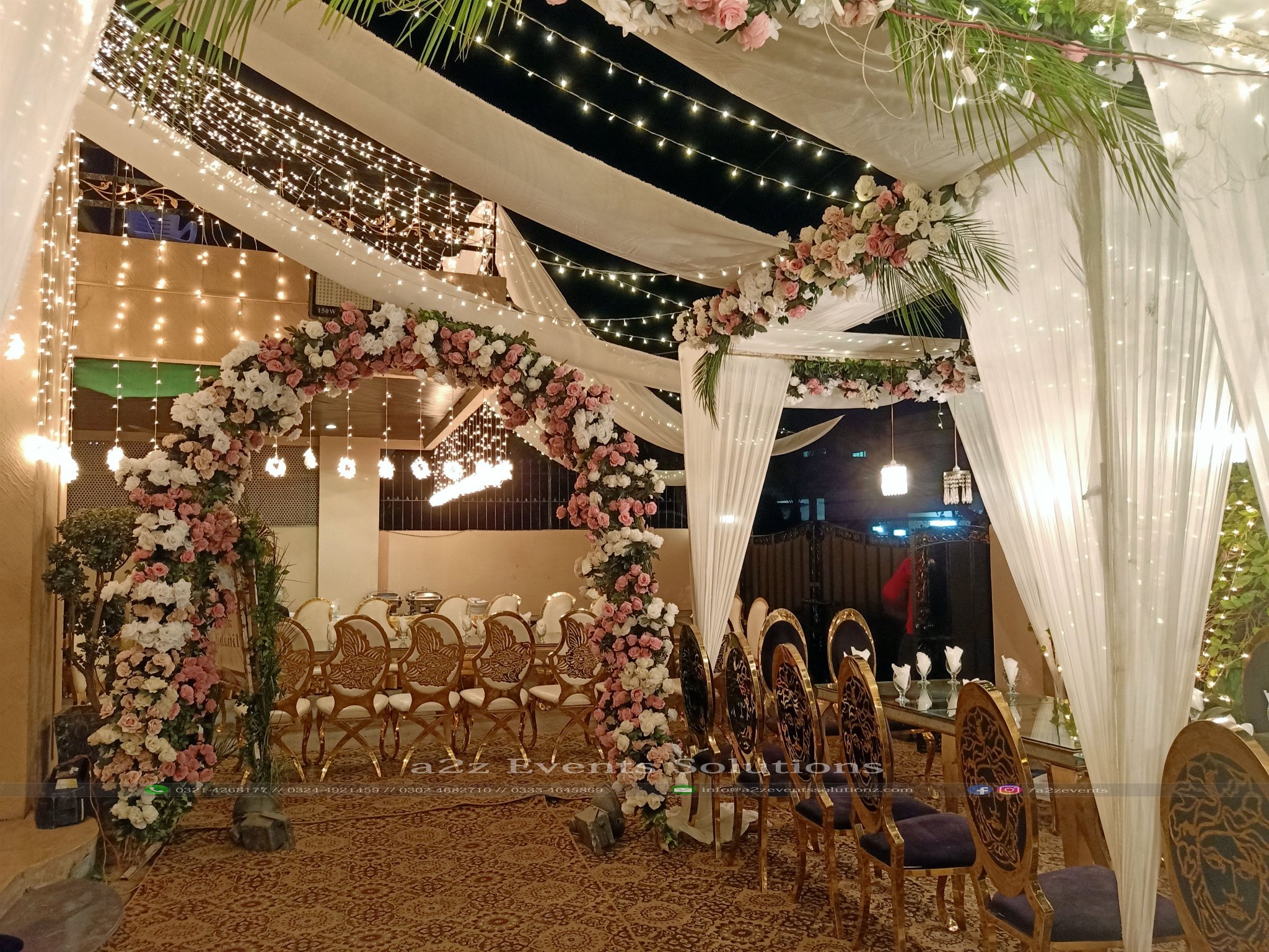 Intimate Nikkah Home Decor - A2z Events Solutions