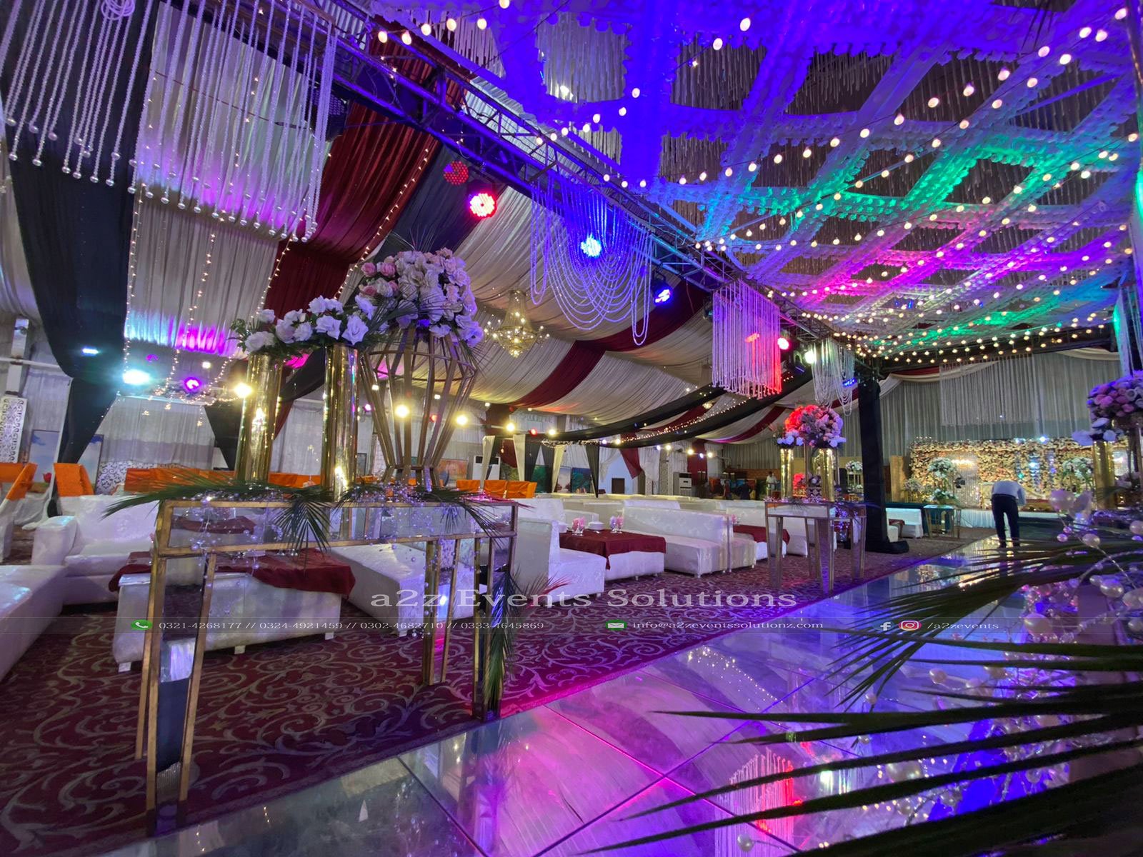 Indoor Western Walima Decor - A2z Events Solutions