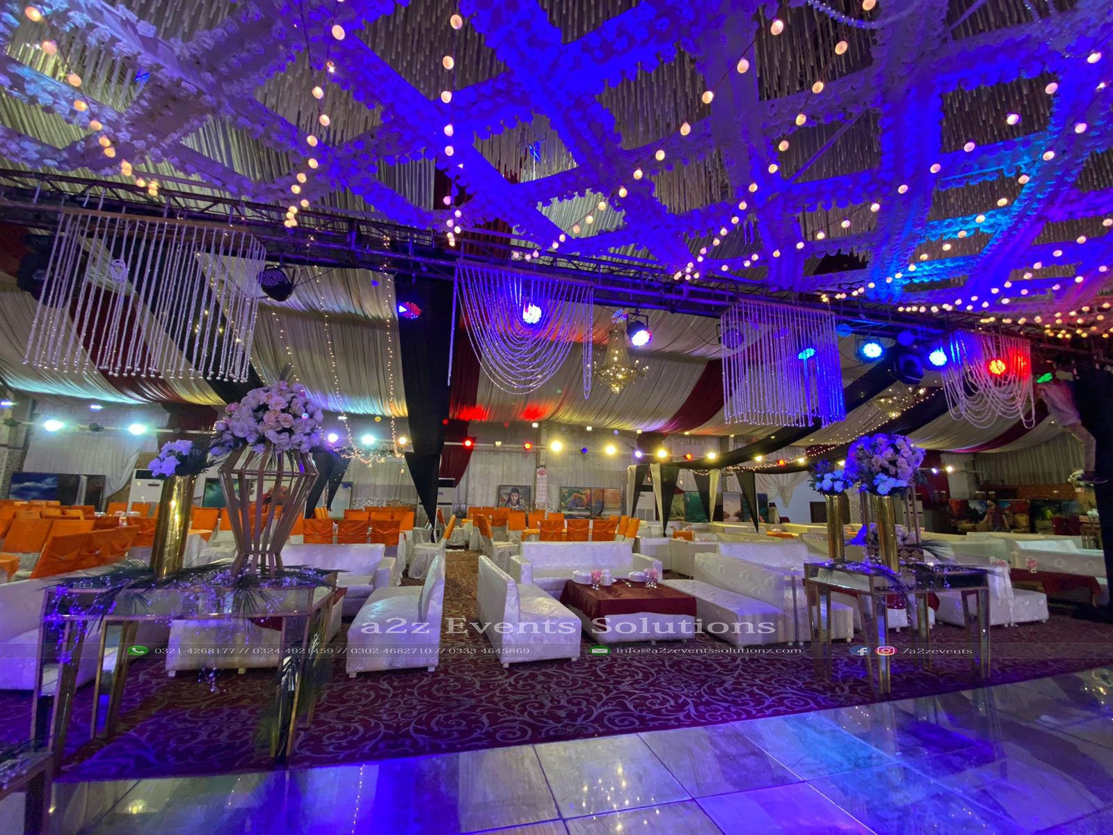 Indoor Western Walima Decor - A2z Events Solutions