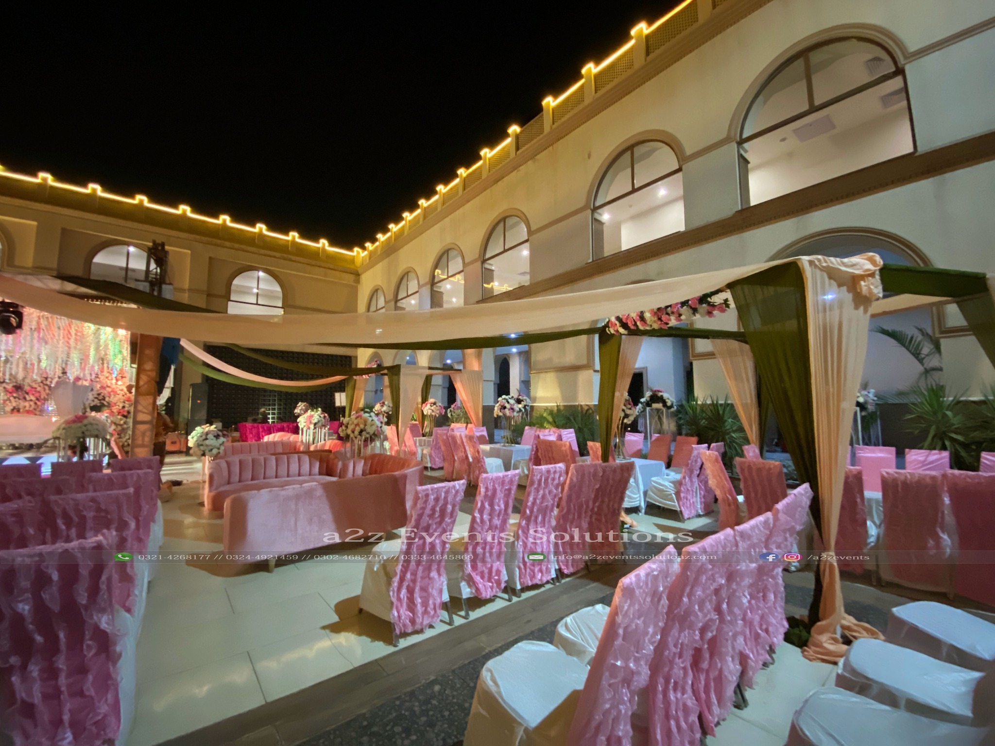 Outdoor Mehndi Night - A2z Events Solutions